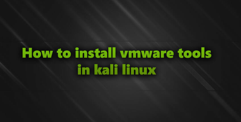 การติดตั้ง VMWARE Tools บน Kali Linux - T-NET IT SOLUTION - Cyber ...